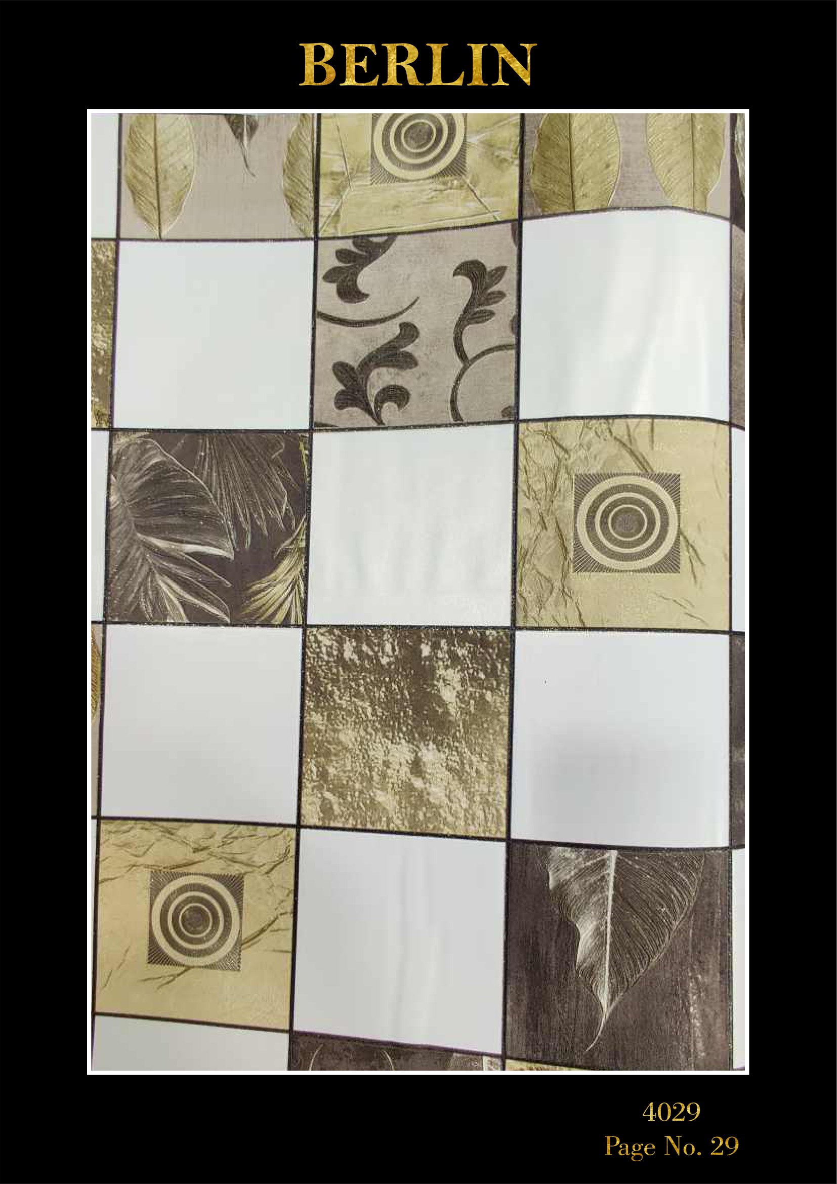 Berlin Square Pattern Wallpaper for Your Wall By RWCIS.COM – Royal Wall ...