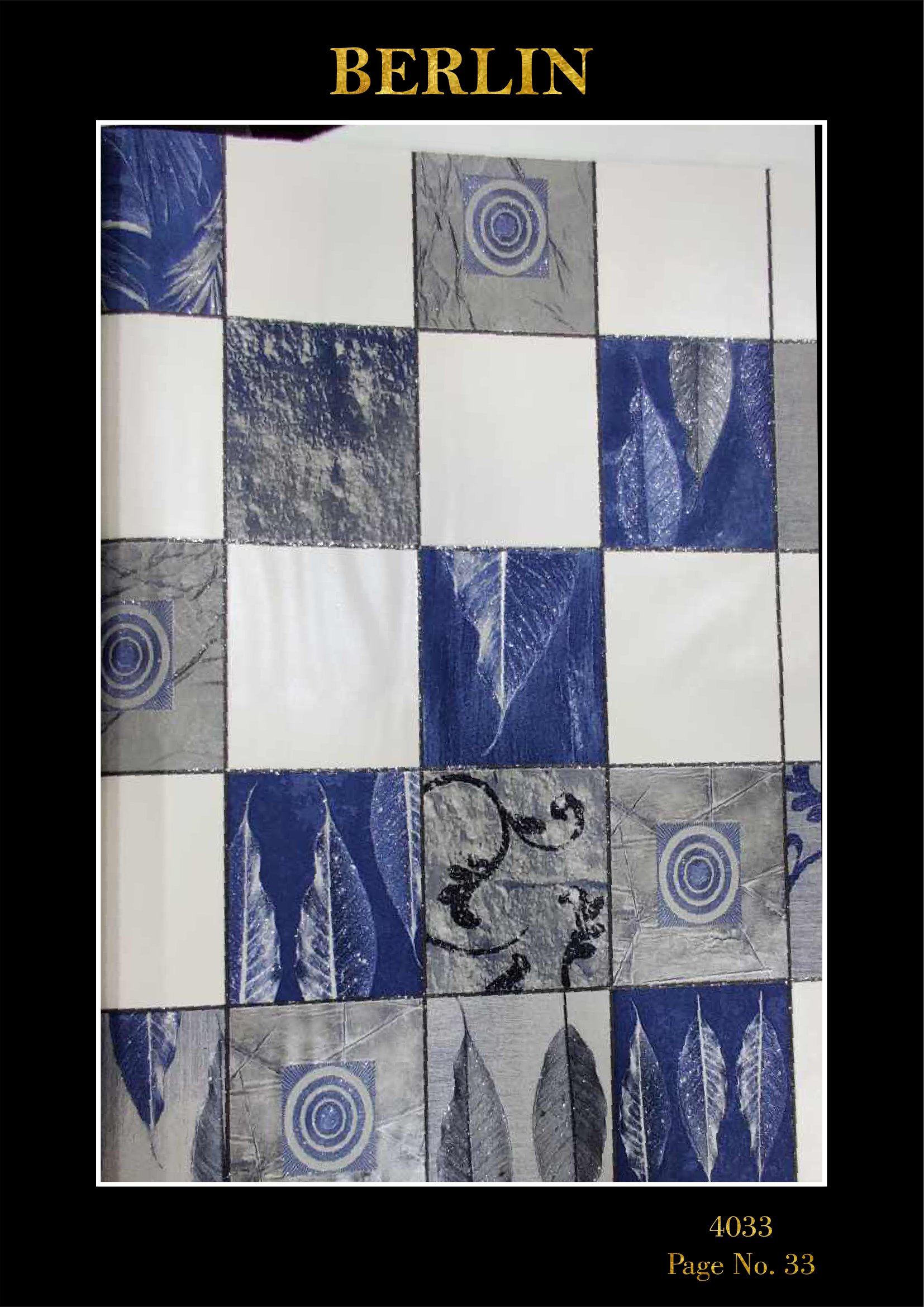 Berlin Square Pattern Wallpaper for Your Wall By RWCIS.COM – Royal Wall ...